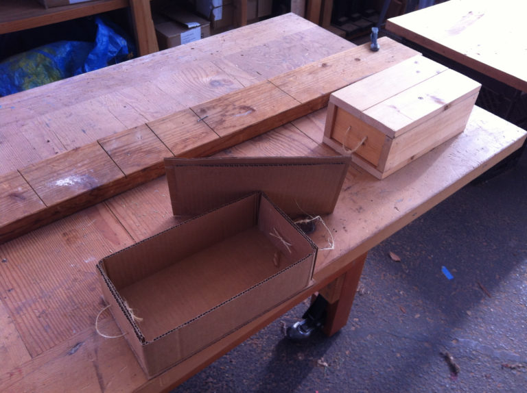 Cardboard Box w/ Wooden Box – That Which Is Learnt